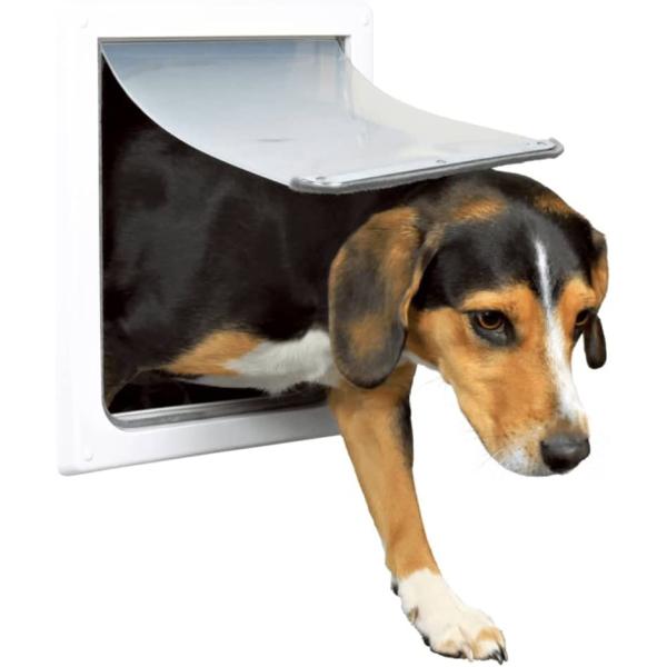 商品名Trixie Pet Products 2-Way Locking Dog Door, Small to Medium Dogs, White by TRIXIE Pet ProductsTrixie Pet Products 2-W...