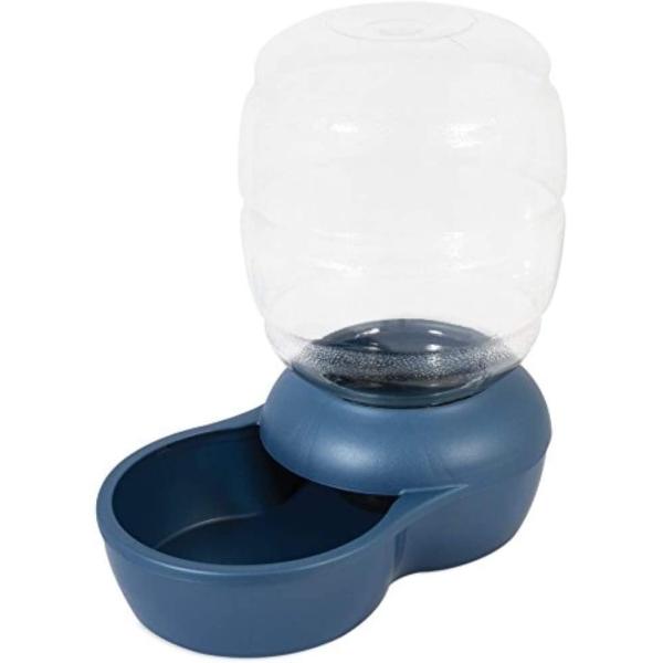 <b>商品名</b>Petmate Replenish Pet Waterer with Microban, 1-Gallon, Pearl Peacock Blue by PetmatePetmate Replen...