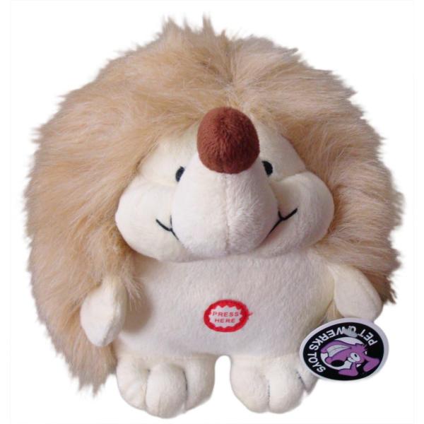商品名Pet Qwerks Large Plush Hedgehog by Pet QwerksPet Qwerks Plush Interactive Dog Toys - Chattering Hedgehog - 7.5 inブランド...