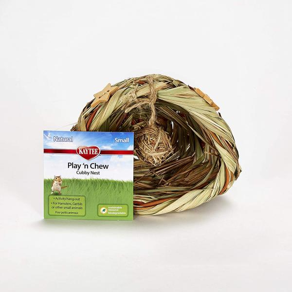 商品名Kaytee Natural Play'n Chew Cubby Nest Activity Hideout Rabbits Chinchillas SmallKaytee Play n Chew Cubby Nest for Sma...