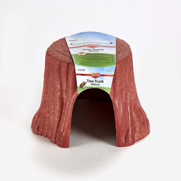 商品名Kaytee Tree Trunk Hideout Stump Natural Secure Hiding Place Wood Plastic SmallKaytee Natural Tree Trunk Hideout, Smal...