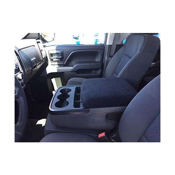 商品名シボレー・シルバラード 2007&amp;ndash;2013 トラック オート センターコンソール アームレストカバー 汚れやダメージから保護 古く傷んだコンソールを一新 ブラック C2CHEVSLVRADOBKAuto Conso...