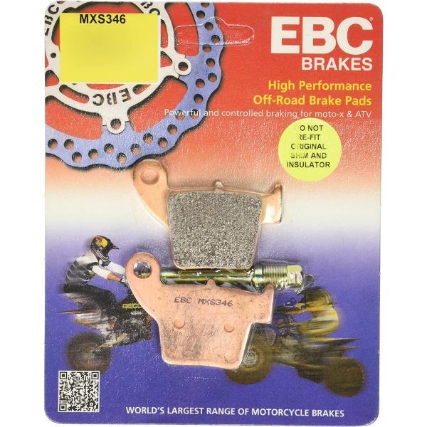 商品名EBC MX SINTERED PADEBC Brakes MXS346 MXS Brake Pad - Sintered Metalブランド：EBC Brakes商品サイズ：高さ：1.3 cm横幅：13.5 cm奥行：16.9 cm...