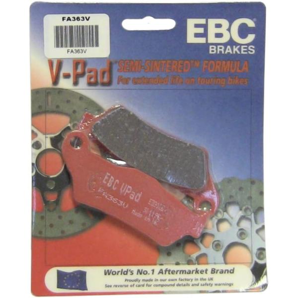 商品名BRAKEPAD SEMISNTRD FA363VEBC Brakes FA363V Semi Sintered Disc Brake Pad , blackブランド：EBC Brakes商品サイズ：高さ：1.1 cm横幅：13.6 ...