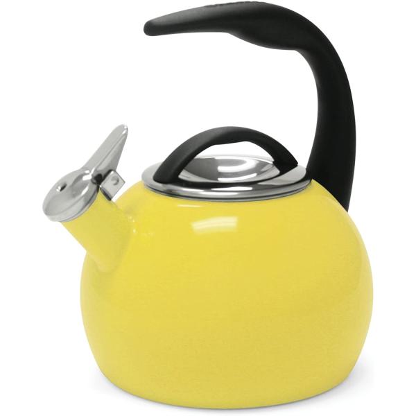 商品名Chantal 40th Anniversary 2-Quart Enamel on Steel Teakettle, Canary Yellow by ChantalChantal 40th Anniversary 2-Quart ...