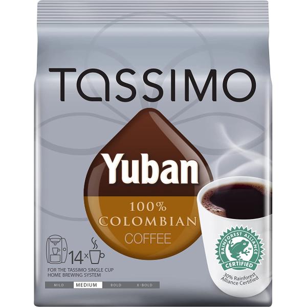 商品名Tassimo Yuban 100% Colombian Coffee, Net Wt. 3.88 Oz, 14-Count T-Discs by TassimoYuban Colombian Medium Roast Tassimo...