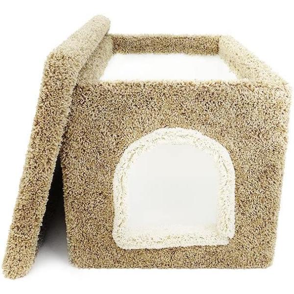 商品名New Cat Condos Premier Litter Box Enclosure, Brownブランド：New Cat Condos商品サイズ：Large高さ：50.8 cm横幅：50.8 cm奥行：81.3 cm g商品番号：...