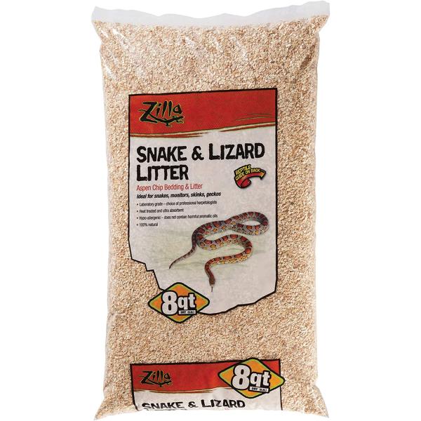 商品名Zilla Reptile Terrarium Bedding Substrate Lizard Litter Aspen, 8-Quart by ZillaZilla Snake and Lizard Litter, Aspen, ...