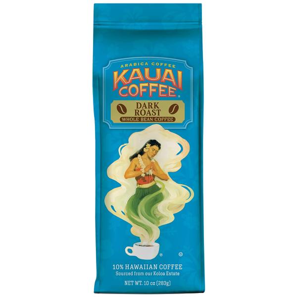 商品名Kauai Whole Bean Coffee, Koloa Estate Dark Roast - Arabica Coffee from Hawaii’s Largest Grower-Bold, Rich Flavor with...