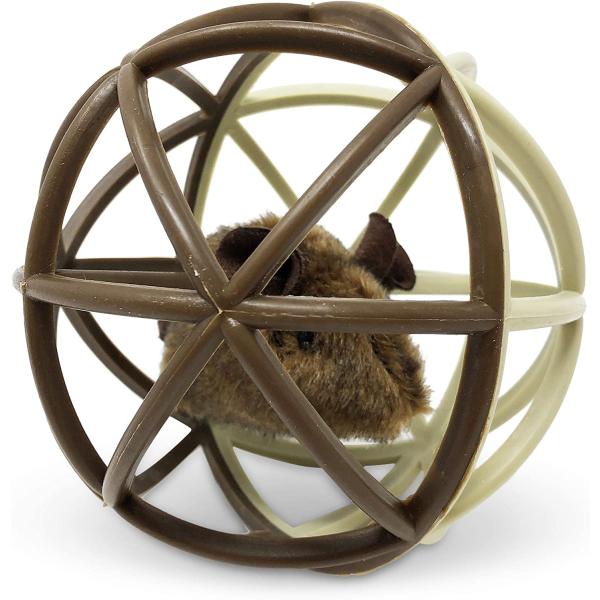 商品名Play-N-Squeak Ball Of Furry Fur - CT-10357Our Pets Play-N-Squeak Ball of Furry Fury Interactive Cat Toy (Cat Toys for...