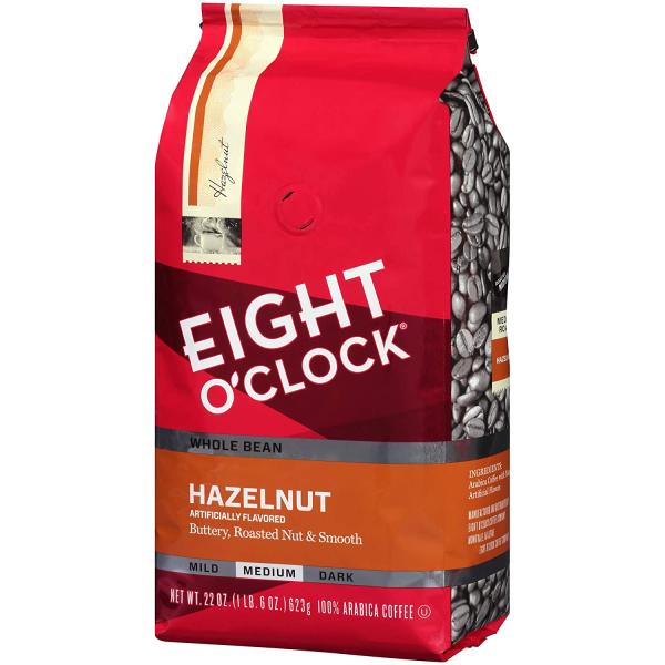 商品名Eight O'Clock Coffee Hazelnut, Medium Roast, Ground Coffee, 22 Ounce (Pack of 1), 100% Arabica, Kosher Certifiedブランド：...