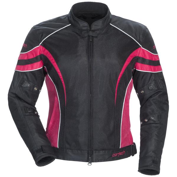 商品名: Cortech LRX AIR 2.0 レディース ストリートバイクジャケット - ブラック/ピンク/スモールプラス Cortech LRX AIR 2.0 Women's Street Motorcycle Jacket - B...