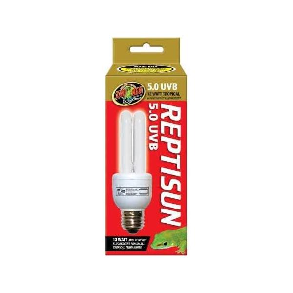 商品名レプティサン 5.0UVB 13W FS-C5MEZoo Med ReptiSun 5.0 UVB Mini Compact Fluorescent (13 watts)ブランド：Zoo Med商品サイズ：1 Count (Pack ...