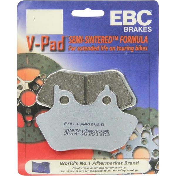 商品名BRAKE PAD LTD FA400VLDEBC Brakes FA400VLD VLD Chrome Semi-sintered Touring Bike Disc Brake Pad, Blackブランド：EBC Brakes商...