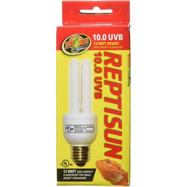 商品名Zoo Med Reptisun 10.0 Uvb Mini Compact Fluorescent Bulb by Zoo MedReptisun 10.0 Uvb Mini Compact Fluorescent 13 Wattブ...