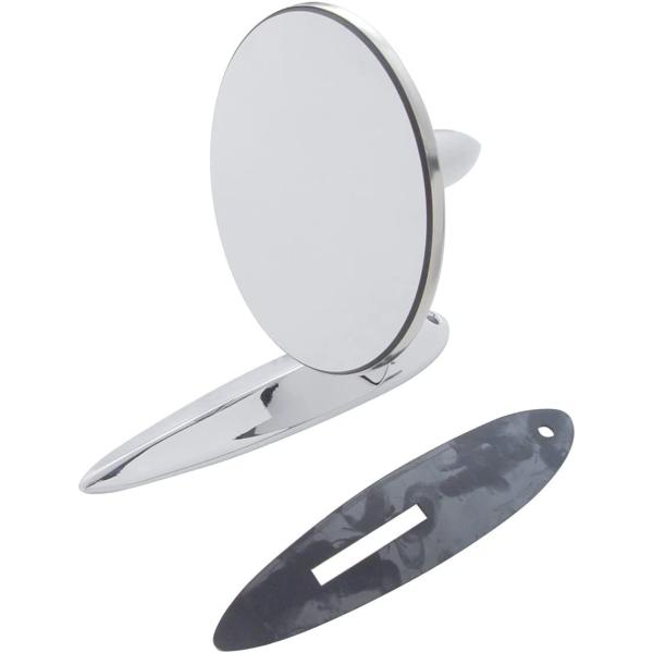 商品名United Pacific C555728 ステンレススチール 外装 リアビューミラー 1955-57 シボレー乗用車用 クロムメッキミラーアーム L/HまたはR/Hアプリケーション   1ユニットUnited Pacific C5...