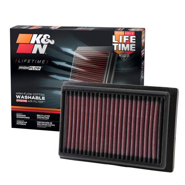 商品名: K&amp;N 純正交換 エアフィルター トヨタ 用 33-2485 [並行輸入品] K&amp;N High-Flow Original Lifetime Engine Air Filter: Increase Power: P...