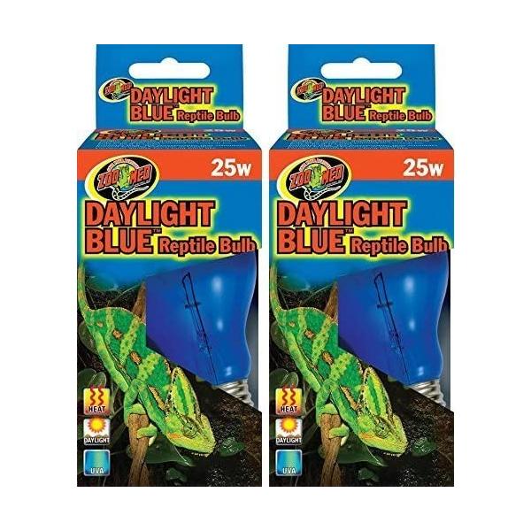 商品名デイライトブルー爬虫類電球[2個セット]ワット:25ワット。Zoo Med Daylight Blue Reptile Bulb (Set of 2) Watt: 25 Wattsブランド：Zoo Med商品サイズ：高さ：6.7 cm...
