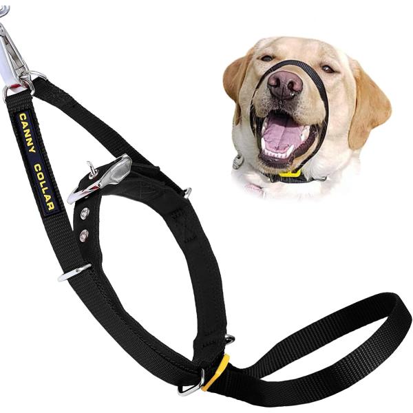 商品名Canny Collar, 15-17-inch by Canny CollarCanny Collar Dog Head Collar, No Pull Leash Training Head Harness, Easy to Fi...