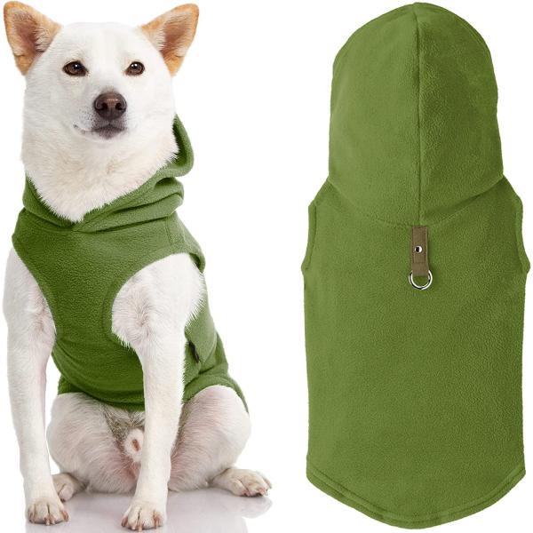 商品名Gooby 72105-GRN-XS Fleece Vest Hoodie Green Extra SmallGooby Fleece Vest Hoodie Dog Sweater - Green, X-Small - Warm P...