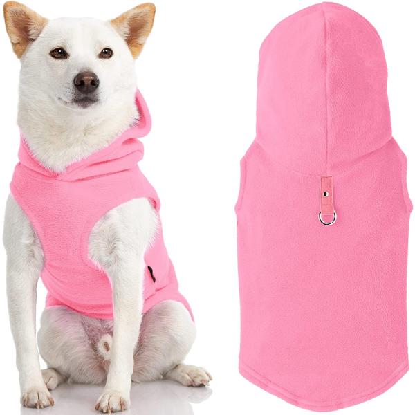 商品名Gooby 72105-PNK-L Fleece Vest Hoodie Pink LargeGooby Fleece Vest Hoodie Dog Sweater - Pink, Large - Warm Pullover Dog...