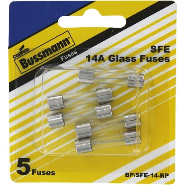商品名BussmannBP/SFE-14-RPAutomotive Fuses-14AMP FUSE (並行輸入品)Bussmann BP/SFE-14-RP SFE Series Fast Acting Automotive Glass ...