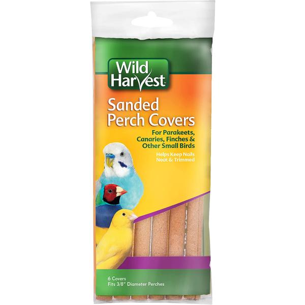 商品名Wild Harvest P-84141 Sanded Perch Covers for Small Birds, 6-Count by Wild HarvestWild Harvest P-84141 Sanded Perch Co...