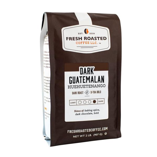 商品名：Fresh Roasted Coffee, Dark Guatemalan Huehuetenango, 2 lb (32 oz), Dark Roast, Kosher, Whole Beanブランド：Fresh Roasted ...