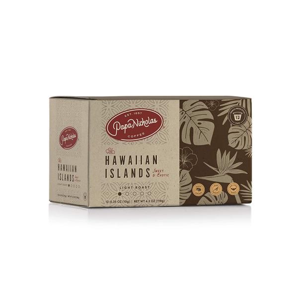商品名Papanicholas Coffee Single Serve Coffee Cups, Fits Keurig K Cup Brewers, Coffee Pods Hawaiian Islands Blend,12 Ounceブ...