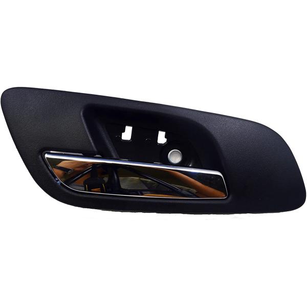 商品名PT Auto Warehouse GM-2546MA-FL - 内部内部内部ドアハンドル、ブラックエボニーハウジング、クロームレバー付き - 穴なし、運転席側フロントPT Auto Warehouse GM-2546MA-FL - ...