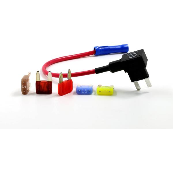 商品名Lumision ADD Circuit Mini APM ATM Fuse TAP Add ON Dual Circuit Adapter AUTO CAR Terminal + Fuse Set 5, 7.5, 10, 15, 2...
