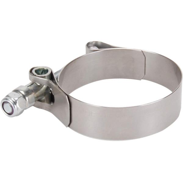 商品名: DEI（010215）ワイドバンドステンレススチールクランプ Design Engineering 010215 Stainless Steel Wide Band T-Bar Exhaust Clamp, 1.88" - 2.1...