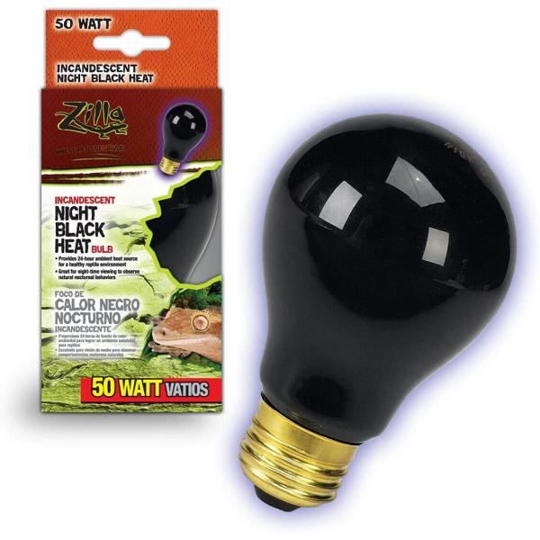 商品名Zilla Night Black Heat Incandescent Bulb for Reptiles [Set of 2] Watt: 50 Wattsブランド：Zilla商品サイズ：2 Count (Pack of 1)高さ：...