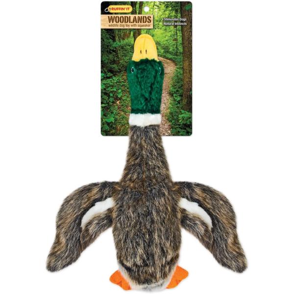 商品名RHODE ISLAND TEXTILE 16266 Mallard Plush Toy, LargeRUFFIN' IT Woodlands Mallard Stuffed Plush Dog Toy, Largeブランド：RUFF...