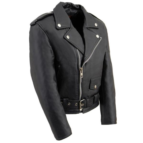 商品名: MilwaukeeレザーKids Basicオートバイジャケット M ブラック SH2010-BLK-M Milwaukee Leather SH2010 Toddlers Black Classic Motorcycle Lea...