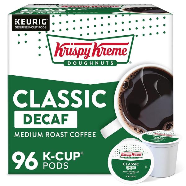 商品名Krispy Kreme Classic Decaf, Single-Serve Keurig K-Cup Pods, Medium Roast Coffee, 96 Countブランド：Krispy Kreme商品サイズ：96 Co...