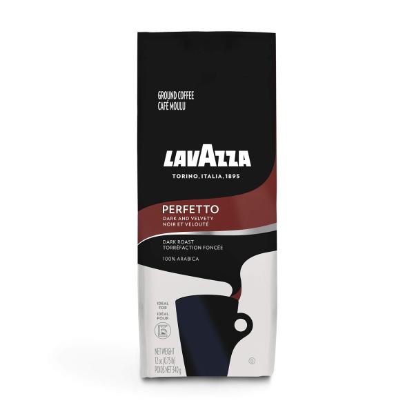 商品名Lavazza Perfetto Ground Coffee Blend, Dark Roast, 100% Arabica, Full-bodied, 12 ozブランド：Lavazza商品サイズ：Pack of 1高さ：6 cm横...