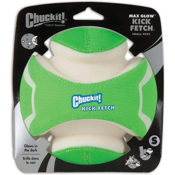 商品名Chuckit KICK FETCH Max Glow in the Dark Kick Ball Dog Toys Small Rechargeable 3DChuckIt! Kick Fetch Dog Toy Ball, Glo...
