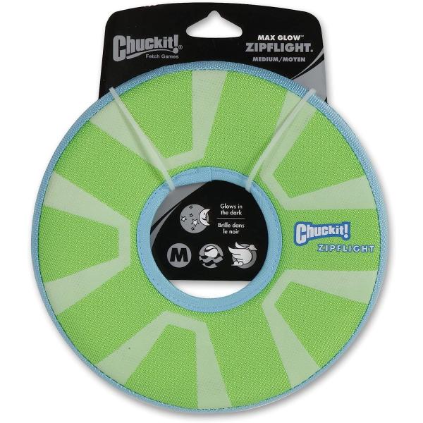 商品名Chuckit ZIPFLIGHT Dog Fetch Toy Max Glow In The Dark Frisbee Ring MediumChuckIt! Zipflight Flyer Dog Frisbee Toy Floa...