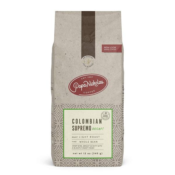 商品名PapaNicholas Coffee Whole Bean Coffee, Decaffeinated, Colombian, 12 Ounceブランド：Papanicholas Coffee商品サイズ：12 Ounce (Pack...