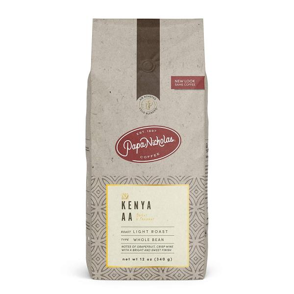 商品名PapaNicholas Coffee Whole Bean Coffee, Kenya Aa, 12 Ounceブランド：Papanicholas Coffee商品サイズ：12 Ounce (Pack of 1)高さ：5.4 cm横...