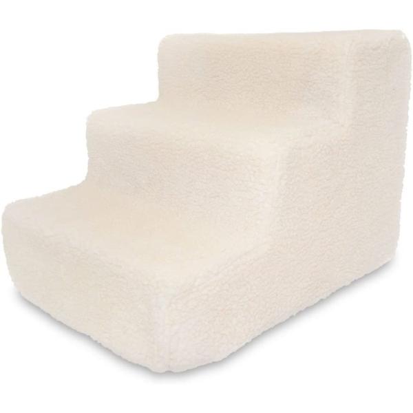 商品名Best Pet Supplies Foam Pet Steps for Small Dogs and Cats, Portable Ramp Stairs for Couch, Sofa, and High Bed Climbing...