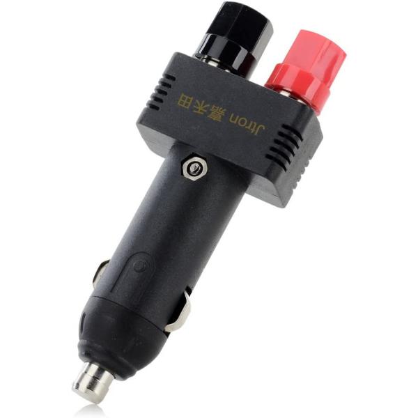 商品名Jtron  Dc 12v 10a Male Cigarette Lighter Plug with Power Wiring Cable Car to Take Power Black Power Cord for Inverter...