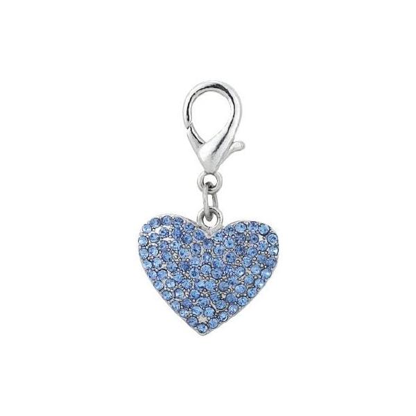 商品名PETFAVORITES Couture Designer Fancy Bling Rhinestone Heart Pet Cat Dog Necklace Collar Charm Pendant Jewelry (Blue)ブラ...