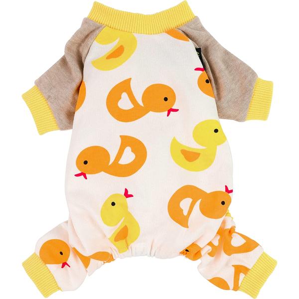 商品名Fitwarm Cute Duck Dog Pajamas Dog Clothes Dog Jumpsuit Pet Cat Pjs, XX-Largeブランド：Fitwarm商品サイズ：XX-large (Chest23"" Bac...