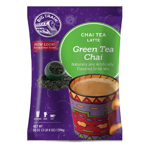 商品名Big Train Chai Tea Latte, Green Tea, 56 Ounce, Powdered Instant Chai Tea Latte Mix, Spiced Green Tea with Milk, For H...