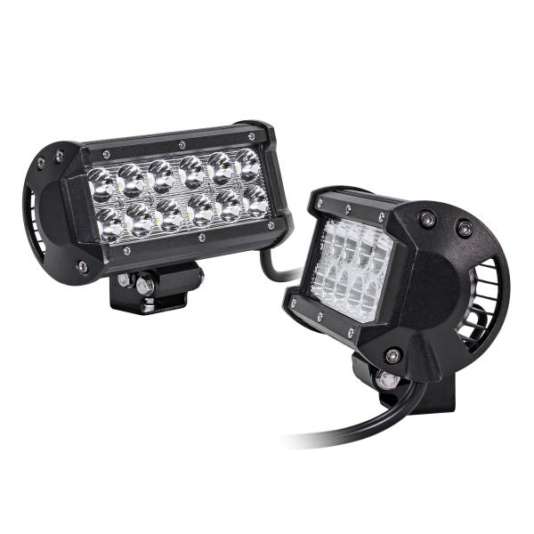 商品名: LAMPHUS クルーザー 6.5インチ 36W LEDスポットライト 2個 [30度スプレッド] [スポット/フォグ/リバースアプリケーション] [IP67] ? オフロード、トラクター、レッカー、パワースポーツ、マリン用 LA...