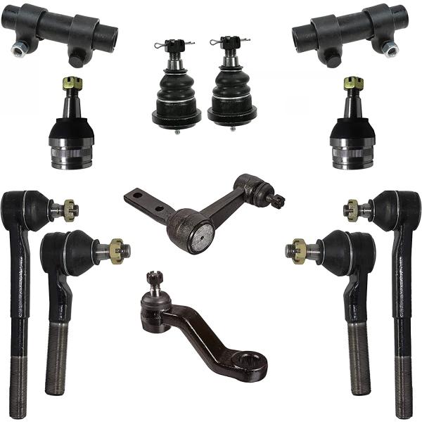 商品名PartsW 12個サスペンションキット ダッジ・ラム 1500 1994-1999 RWDモデル用 スリーブインナー&amp;アウタータイロッドエンド 上部&amp;下部ボールジョイントアイドラー&amp;ピットマンアーム用12 P...