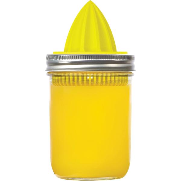 商品名Jarware Juicer, Yellow by JarwareJarware Juicer Lid for Wide Mouth Mason Jars, Yellowブランド：Jarware商品サイズ：Wide-Mouth高さ：8...