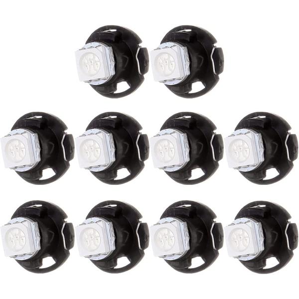 商品名cciyu 10 Pack Super Blue 5050 SMD T5 Neo Wedge LED Light Bulbs 12-14V DC Replacement fit for 1999-2001 For Saab 9-3ブラ...